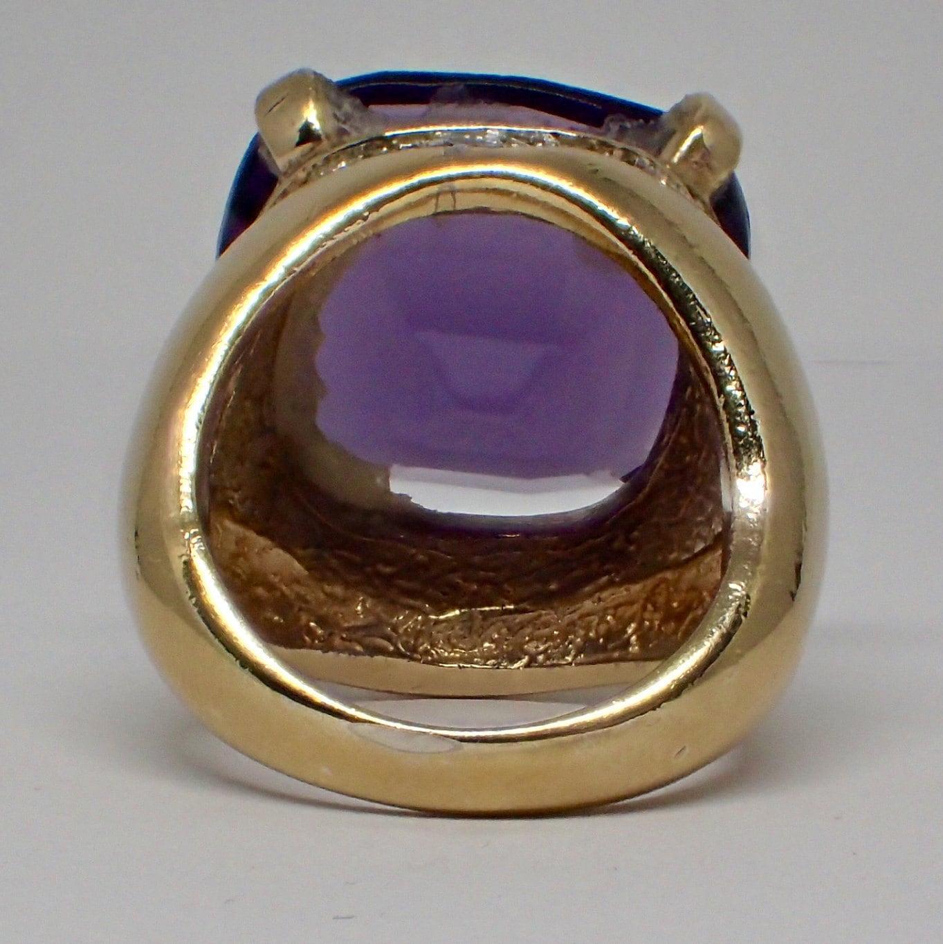 Panetta Cocktail Ring Mid Century 1960s Amethyst Purple | Etsy