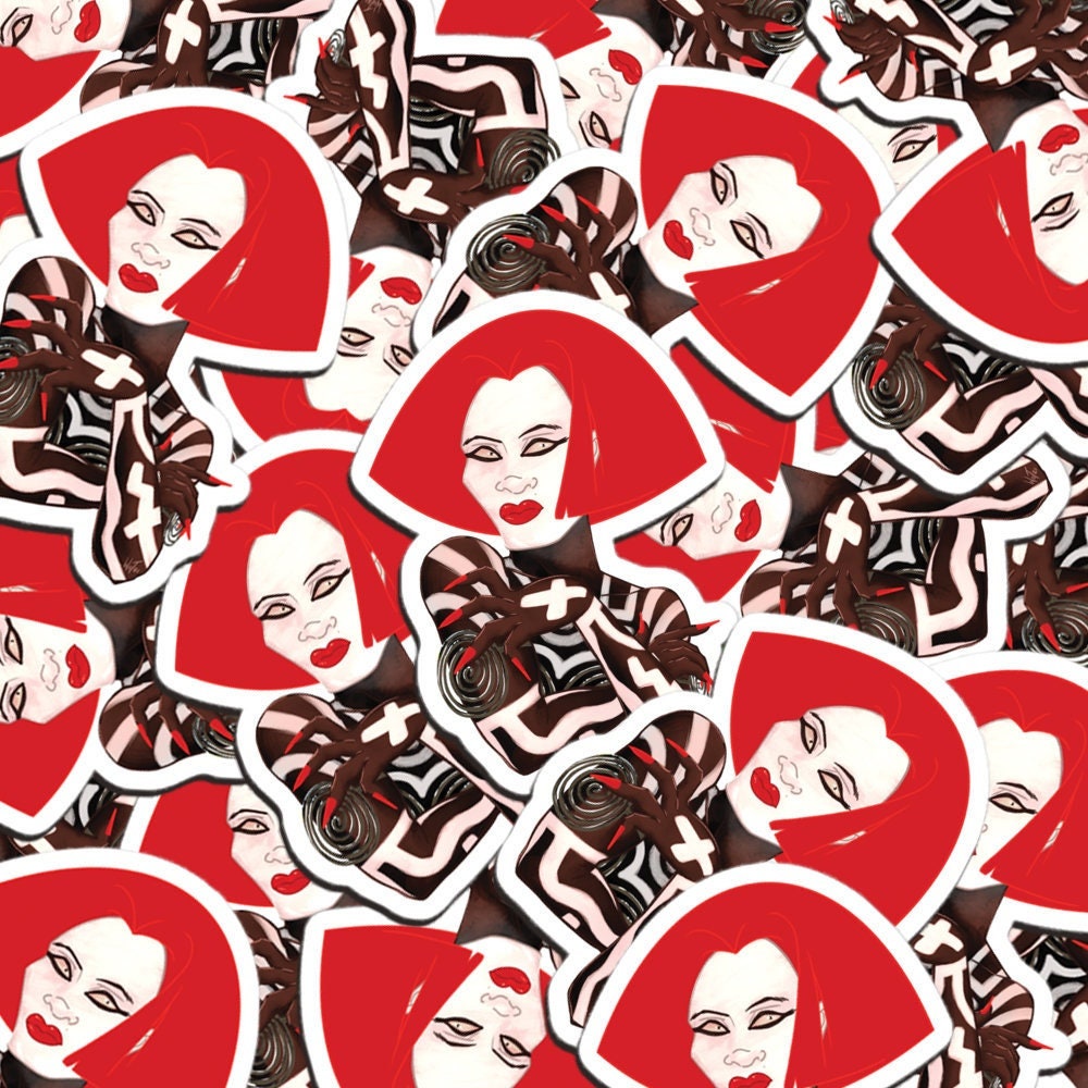 VAMP Katrina Vampire Grace Jones Screen Icon Vinyl Sticker - Etsy