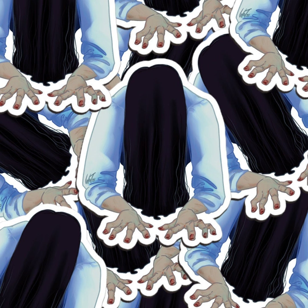 Sadako Ringu Japanese Horror Screen Icon Vinyl Sticker - Etsy