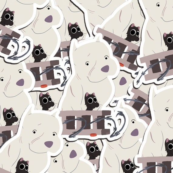 Kitbull Vinyl Sticker - Etsy