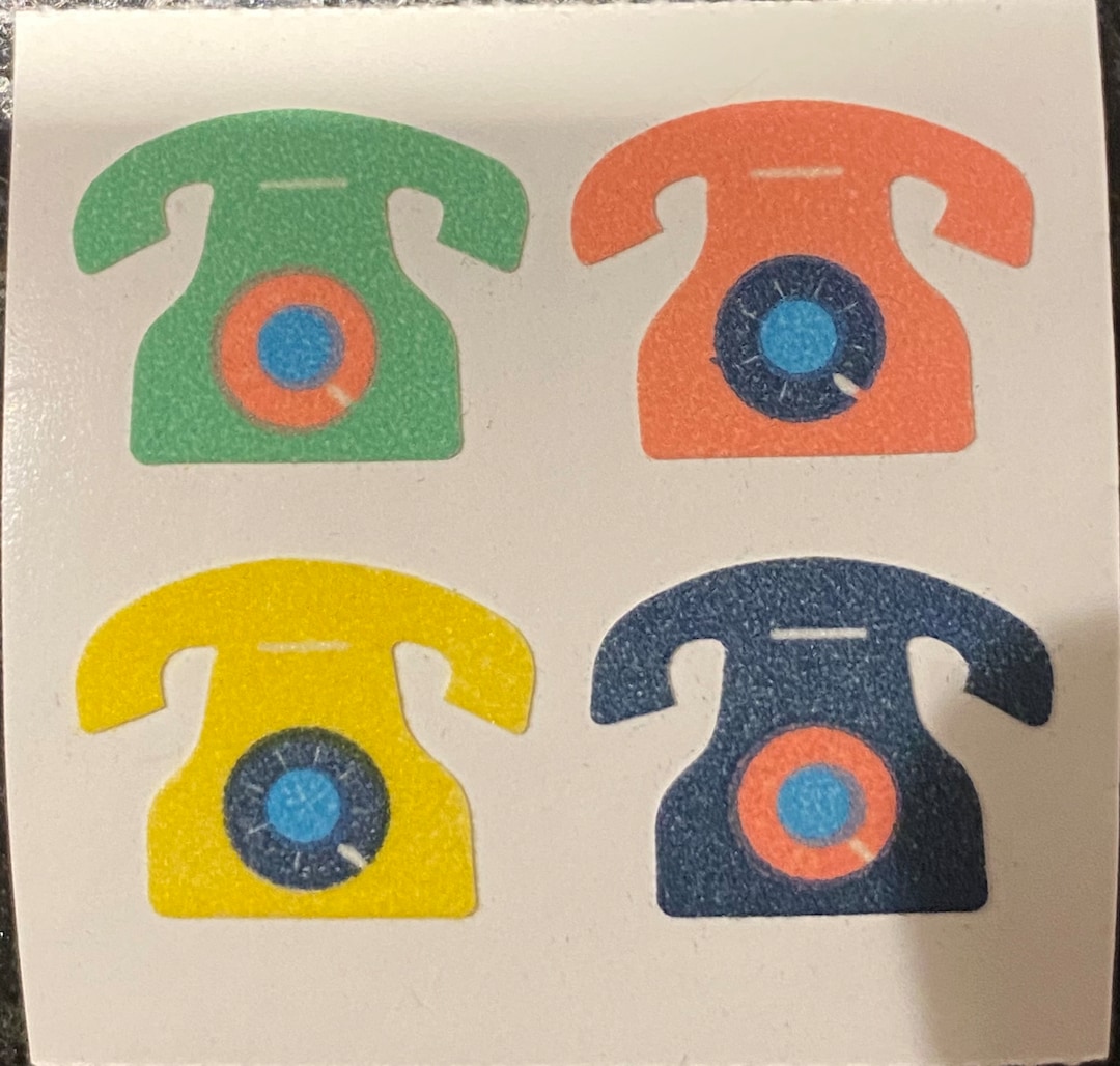 Free Shipping Rare Vintage Great Seven 7 Rotary Telephone Retro Pastel ...