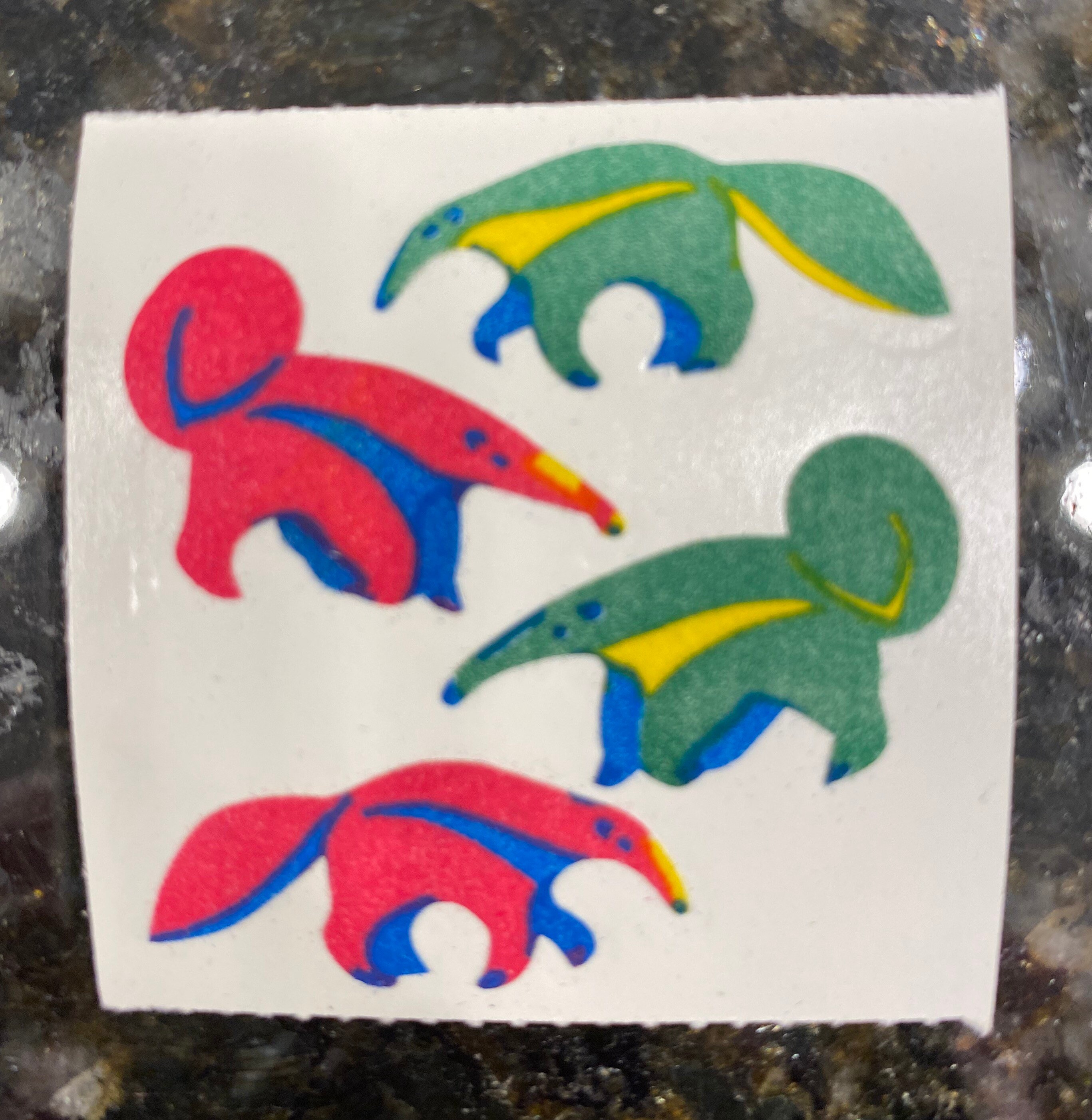 Free Shipping Rare Vintage Great Stickers Anteater Animal - Etsy