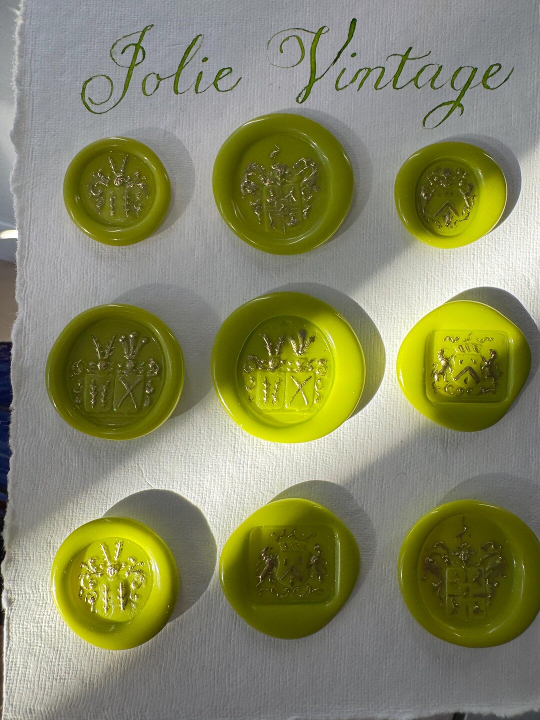Handmade Hand Poured Wax Seals for Envelope Made With Antique Seal ...