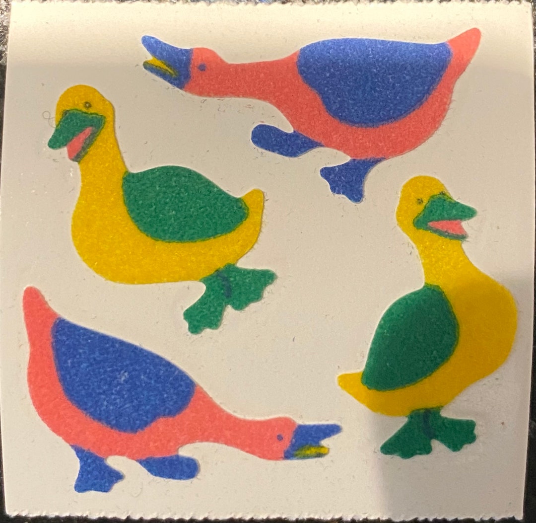 Free Shipping Rare Vintage Great Seven 7 Goose Geese Duck Ducks Animal ...