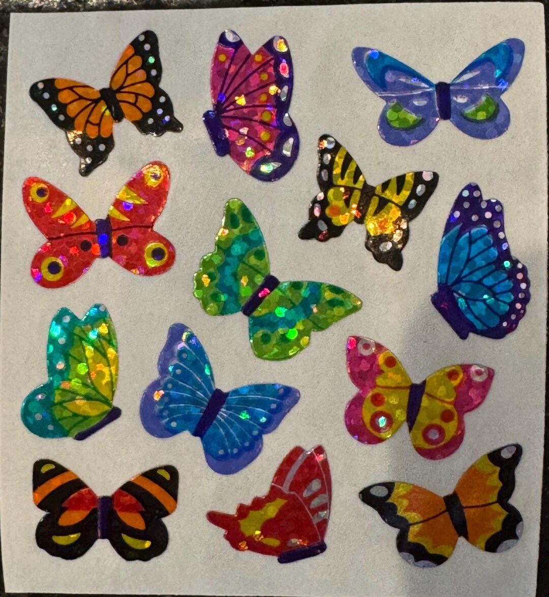 Free Shipping Rare Vintage Sandylion Butterfly Butterflies Monarch ...