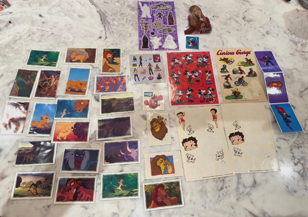 Free Shipping Rare Vintage Disney Icarly Lion King Betty Boop Superman ...