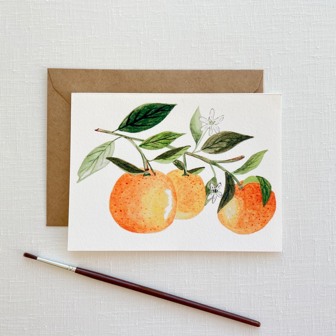 Fruit Greeting Cards - Set of 6 Watercolor Cards Strawberry Card ...