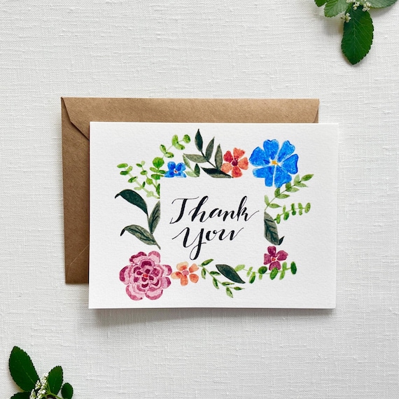 Thank You Notes Thank You Greeting Card That Speak From The Heart Thank ...