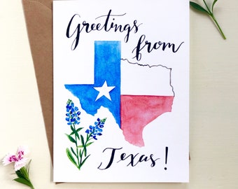Greetings From Texas - Etsy