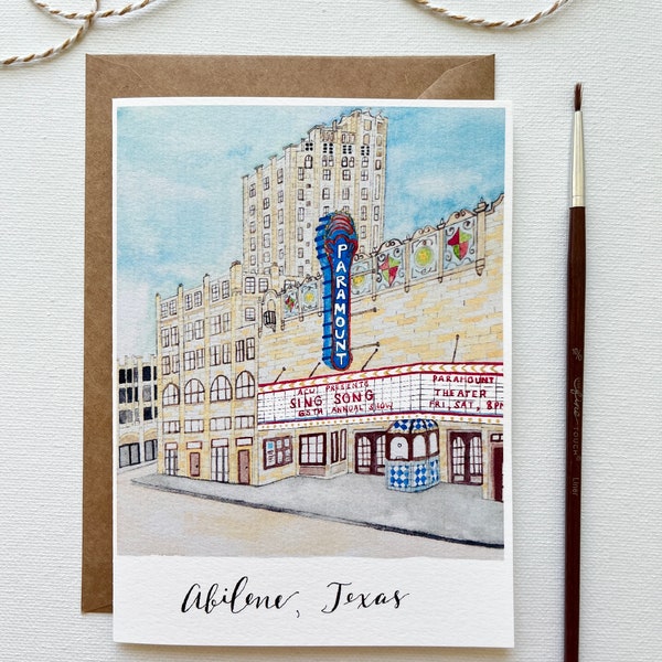 Texas Greeting Card - Etsy