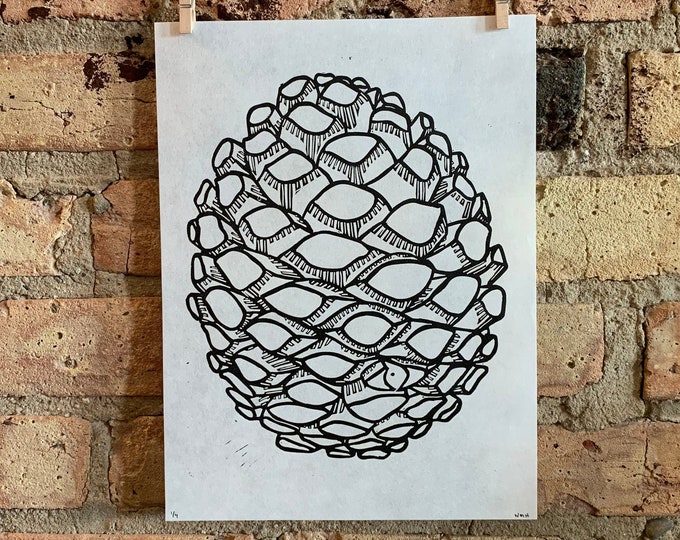 Mezcal Agave Pina Tequila Linocut Print Hnprints - Etsy