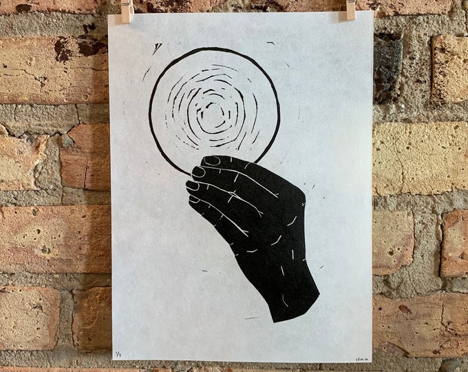 Body of Christ Linocut Print Hnprints | Etsy