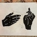 Iconography Hands | ICXC | Linocut Print | Hnprints - Etsy