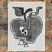 Apple | Linocut Print | Hnprints - Etsy