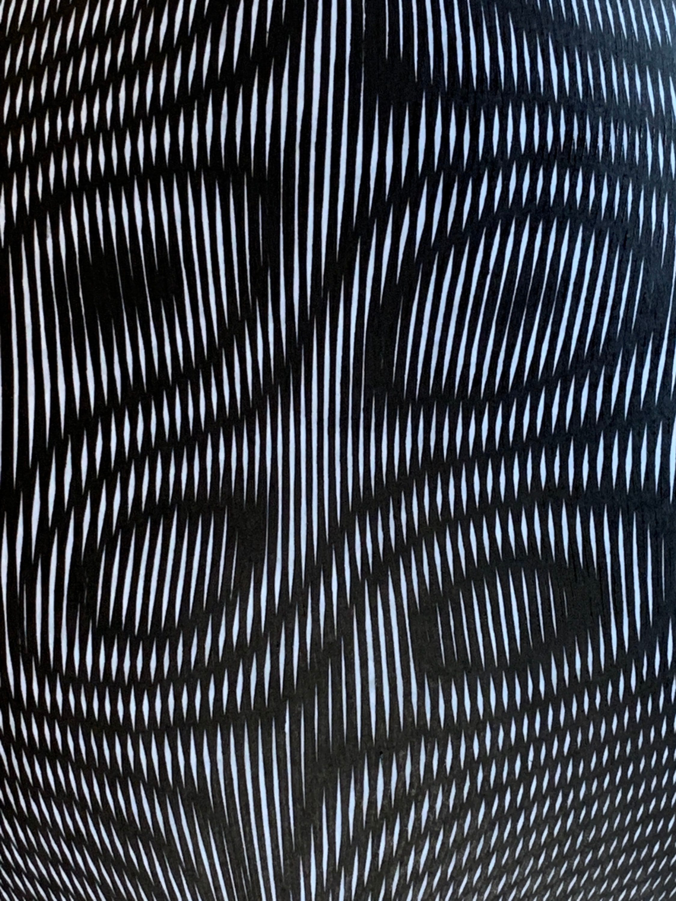 Curved Surface / Moiré Test 11 v3 Linocut Print hnPrints | Etsy