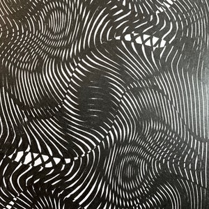 Gradients / Moiré Test 09 Linocut Print Hnprints Optical Illusion ...