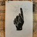 Manicule | Pointing Finger | Linocut Print | Hnprints - Etsy