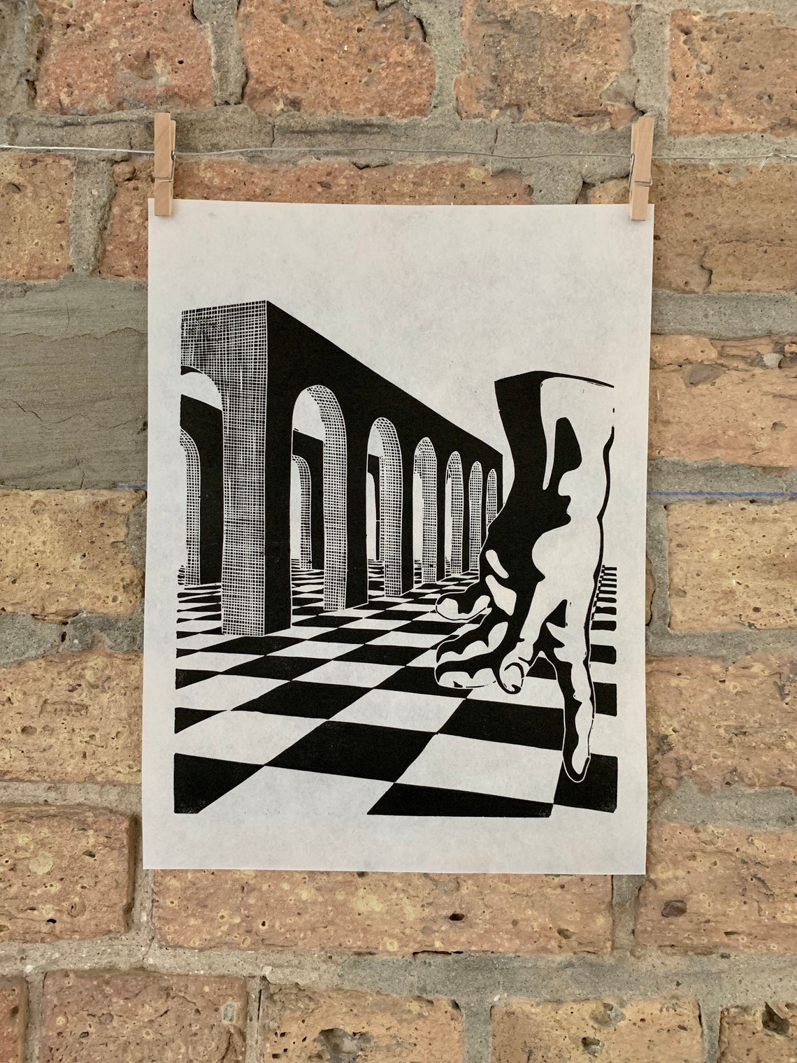 Arches 01 | De Chirico, Creation of Adam, Michelangelo, Surrealism ...