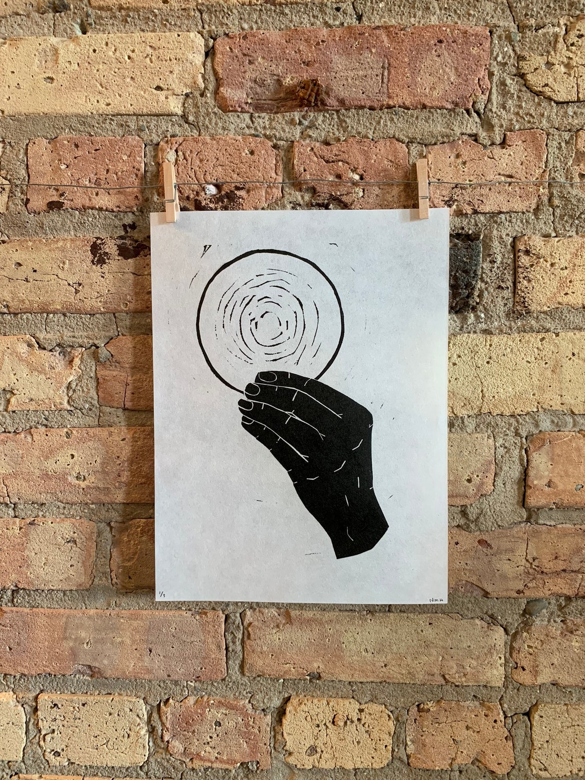 Body of Christ Linocut Print Hnprints - Etsy