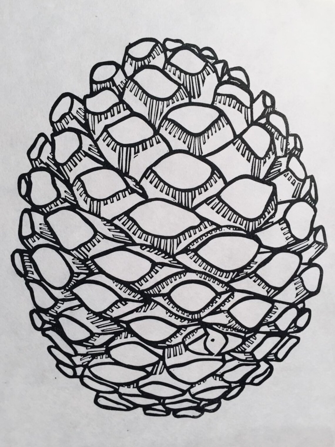 Mezcal Agave Pina Tequila Linocut Print Hnprints | Etsy