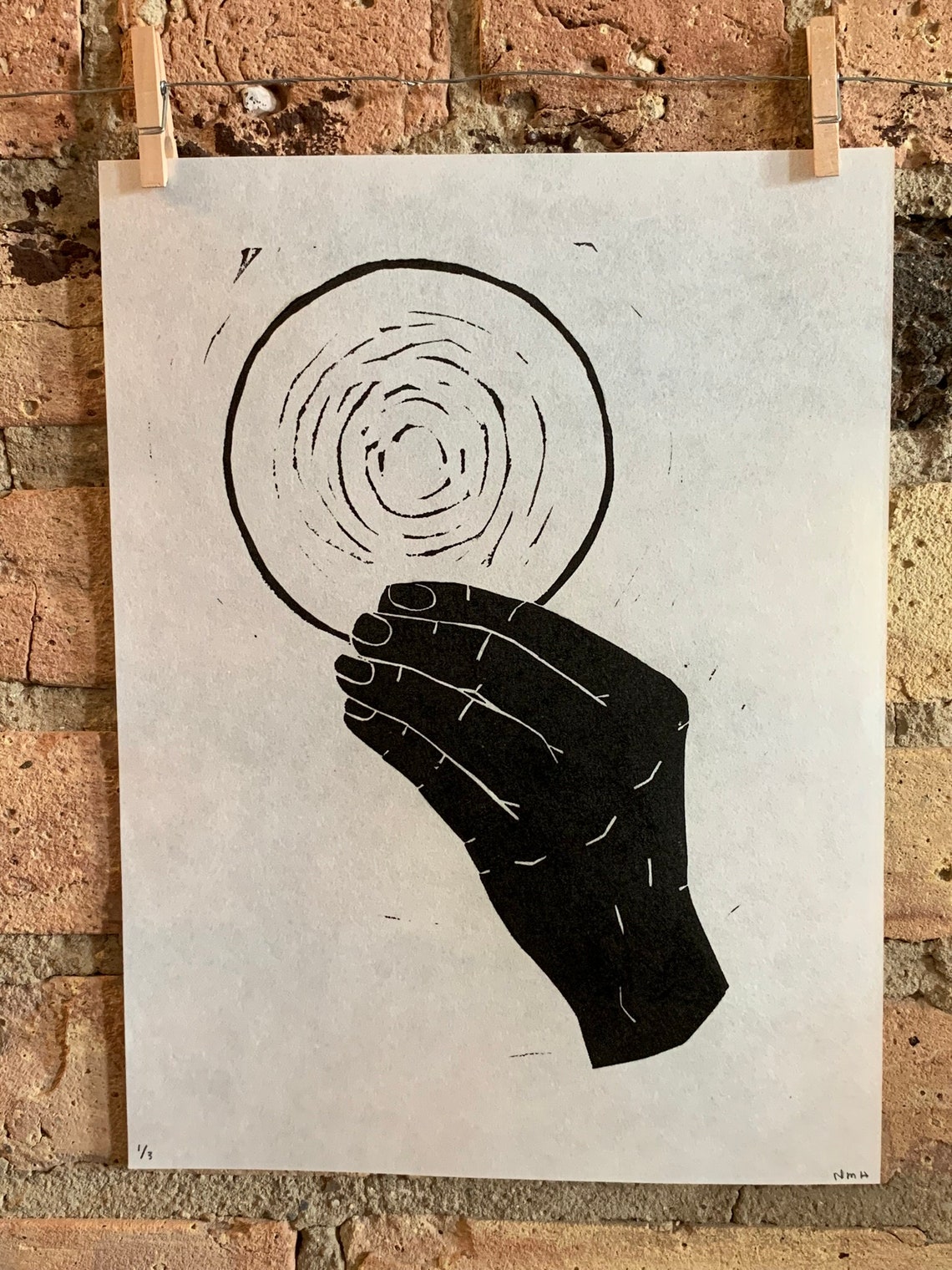 Body of Christ Linocut Print Hnprints - Etsy