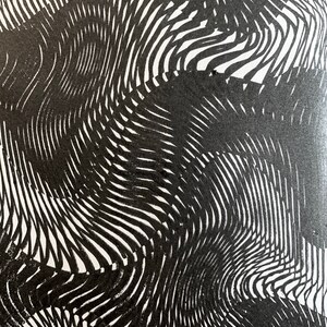 Gradients / Moiré Test 09 Linocut Print Hnprints Optical Illusion ...