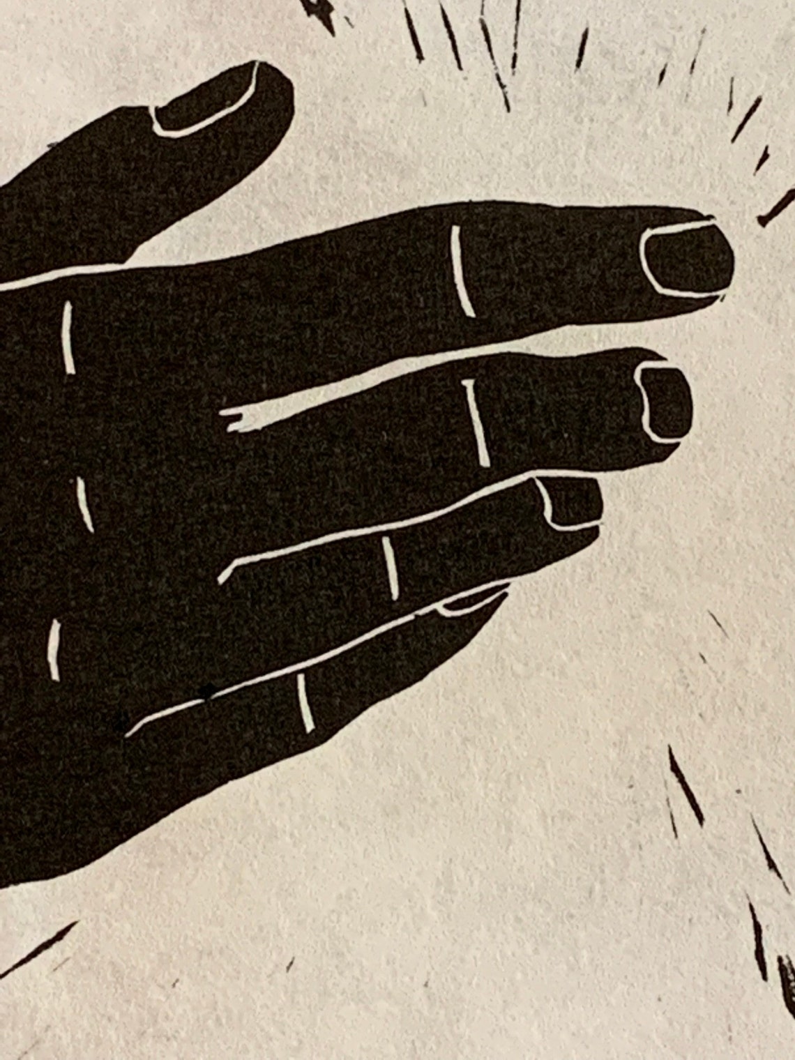 Iconography Hands | ICXC | Linocut Print | Hnprints - Etsy