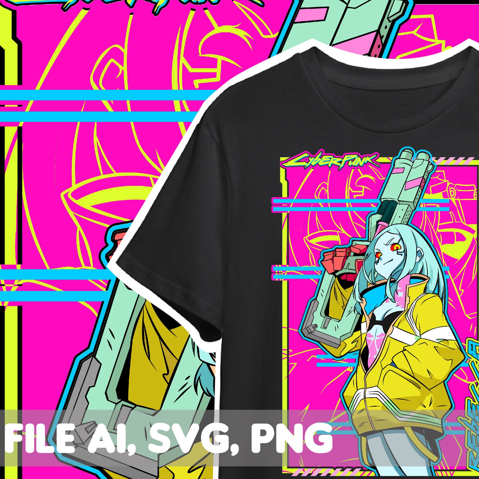 ANIME VECTOR SVG Png Ai - Etsy