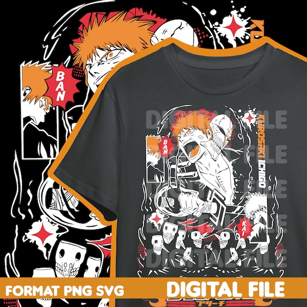 Bleach Anime Svg - Etsy