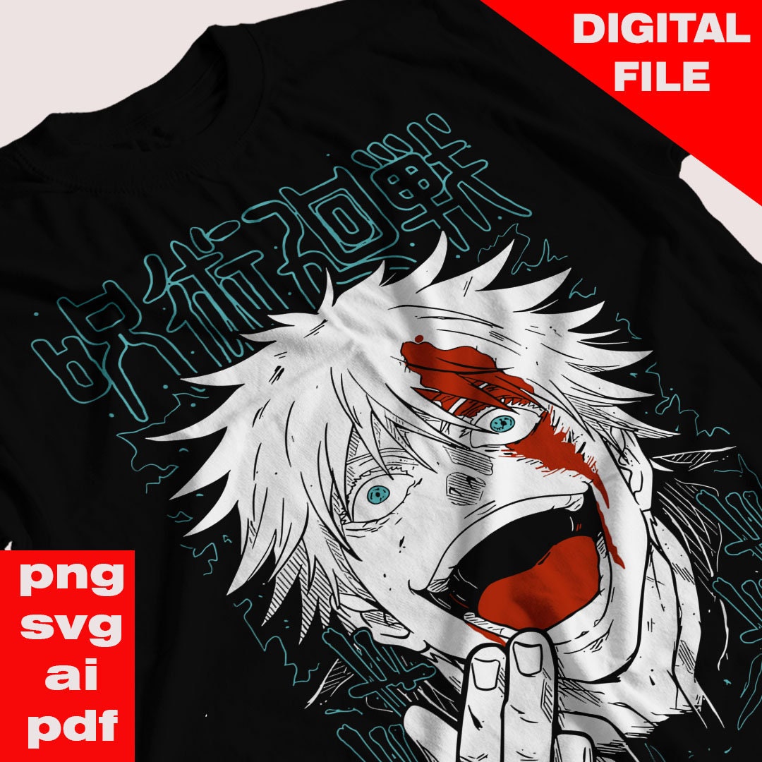 Anime Vector Svg Png Pdf - Etsy