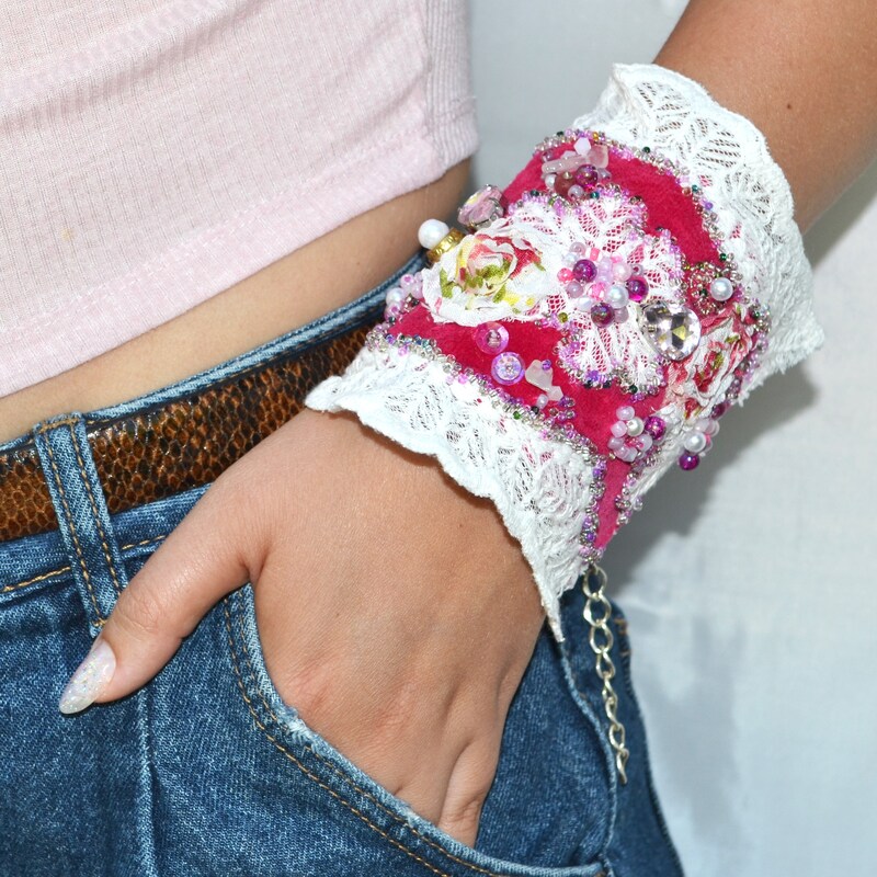 Fabric Cuff Bracelet - Etsy