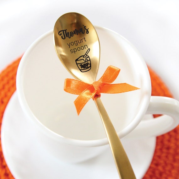 Yogurt Spoon Personalized Spoon Engraved Name Spoon Customized - Etsy