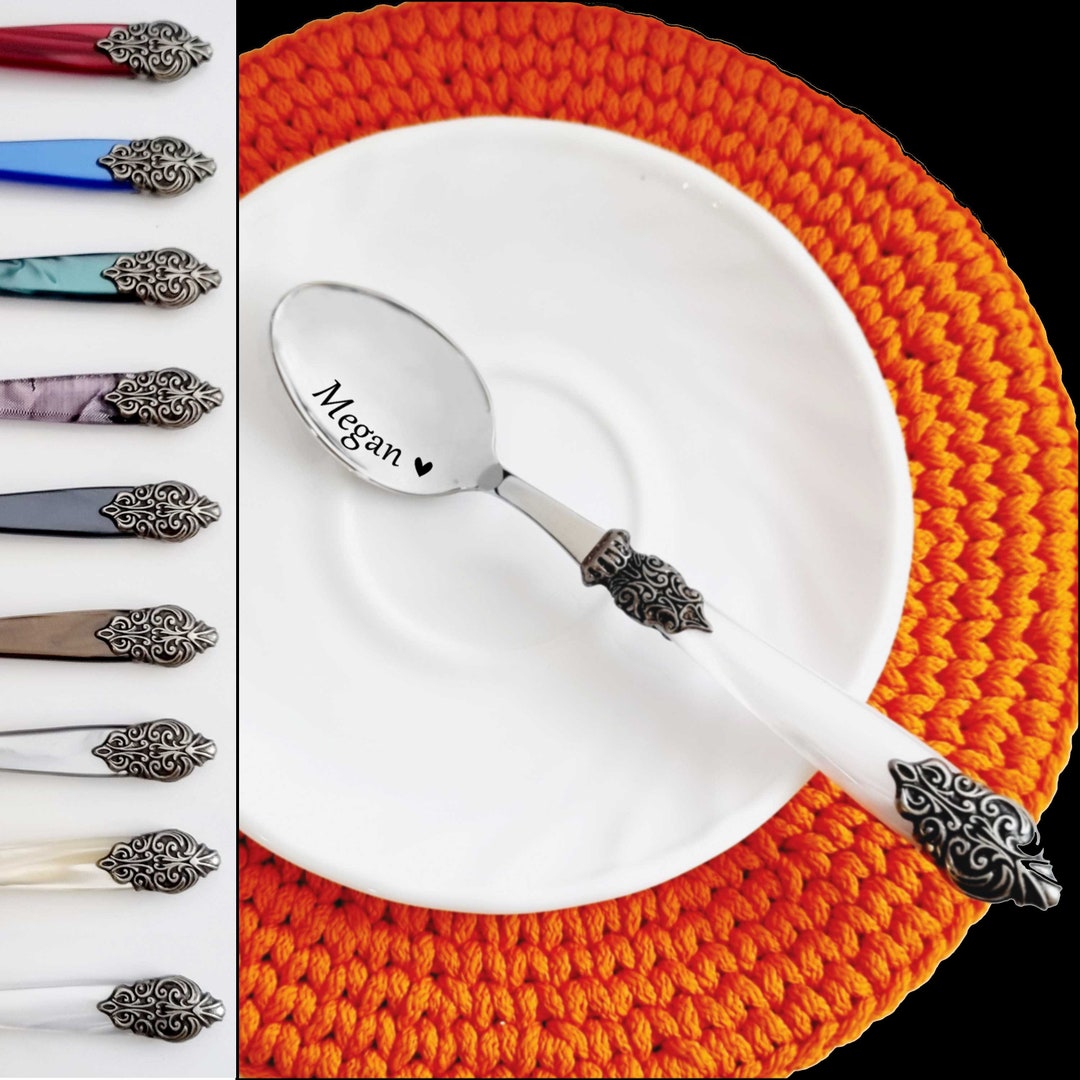 Custom Text Personalized Engraved Spoon | Customized Spoon With Name ...