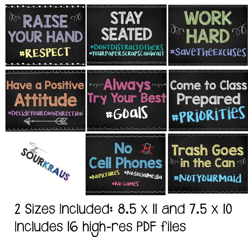 Hashtag Chalkboard - Etsy