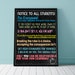 Classroom Rules Poster: Notice to All Students! [PRINTABLE] - Etsy