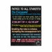 Classroom Rules Poster: Notice to All Students! [PRINTABLE] - Etsy