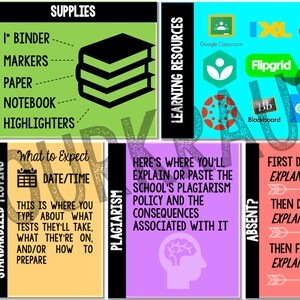 Editable Online/virtual Classroom Syllabus Template: Back to School ...