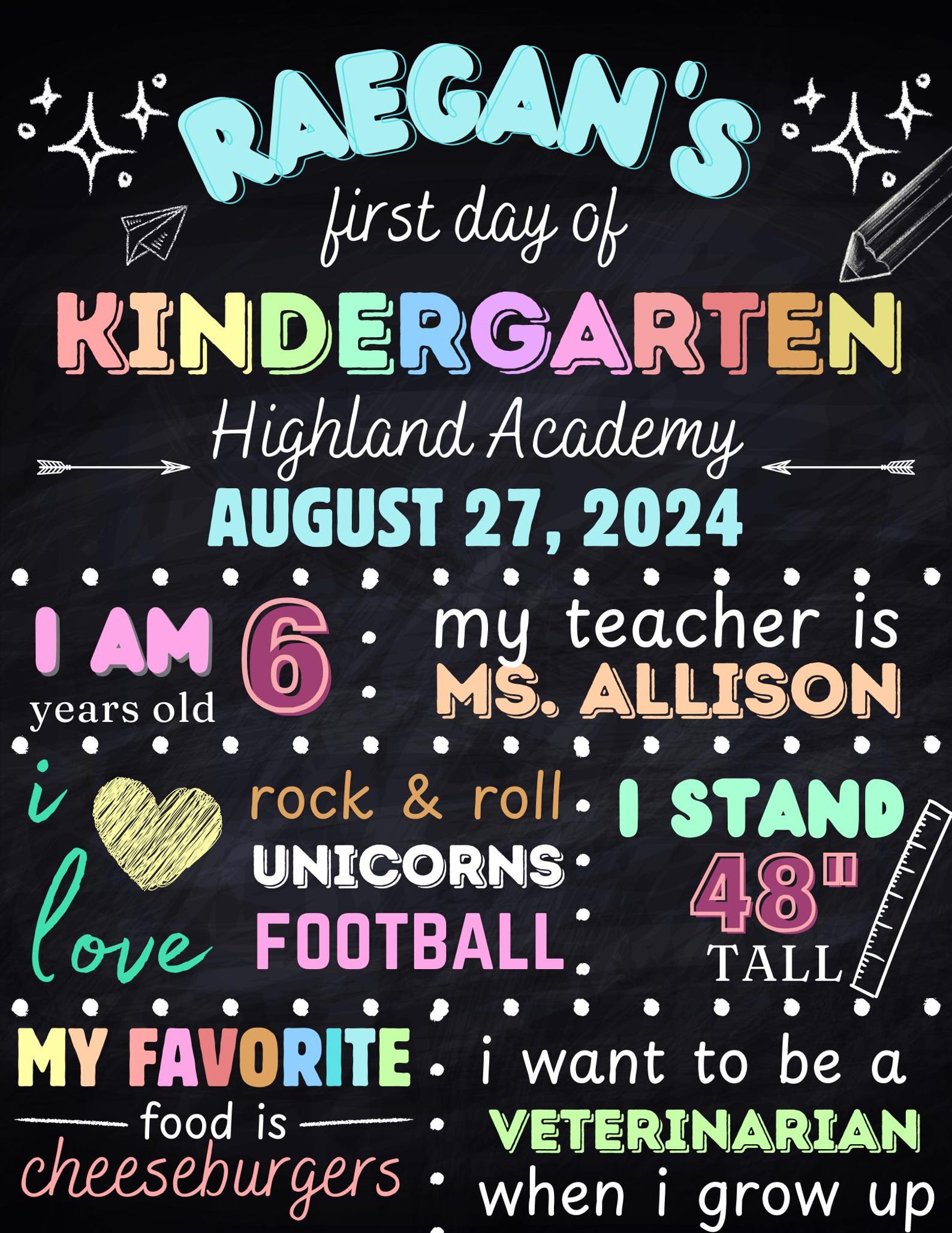 Back to School Sign Poster - 100% EDITABLE - Etsy