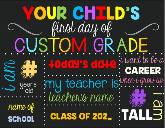 Editable First Day Of School Powerpoint Sign poster Etsy editable-first-day-of-school-powerpoint-sign-poster-etsy