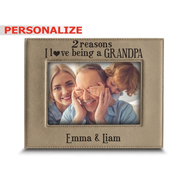 I Love Grandpa Picture Frames - Etsy
