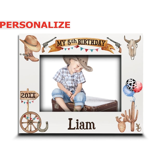 Western Theme Picture Frame - Etsy