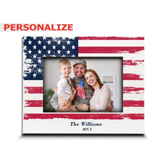 Framed American Flag - Etsy