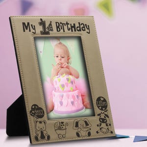 Personalized-my FIRST Birthday Picture Frame- Personalize Picture Frame ...