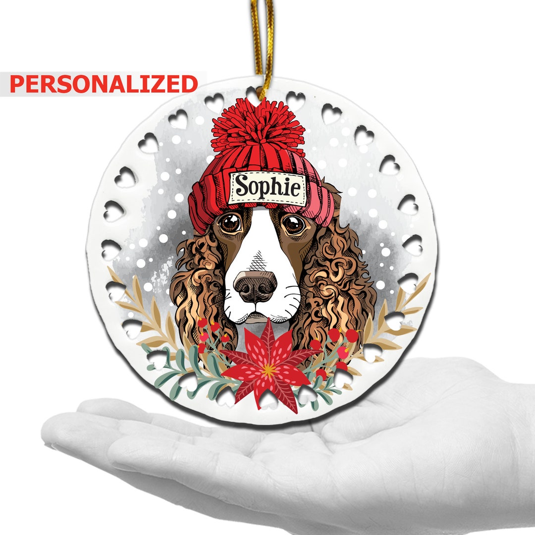 Personalized-cocker Spaniel Ornament- Dog Lover Gifts-christmas Tree ...