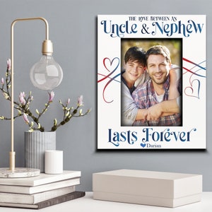 Personalize-the Love Between an Uncle & Nephew Lasts Forever Picture ...