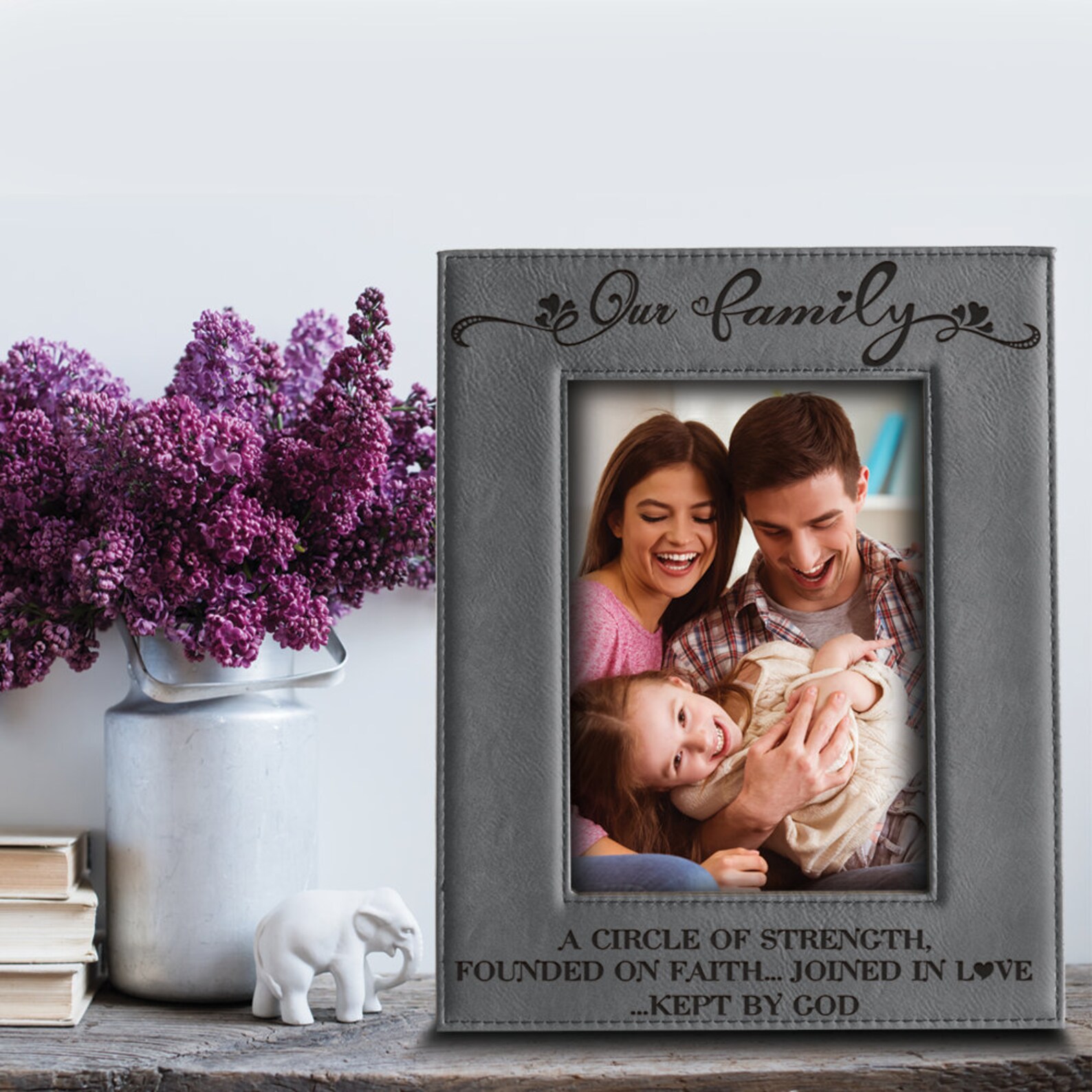 Our Family Picture Frame-family Photo Frame-gift for | Etsy