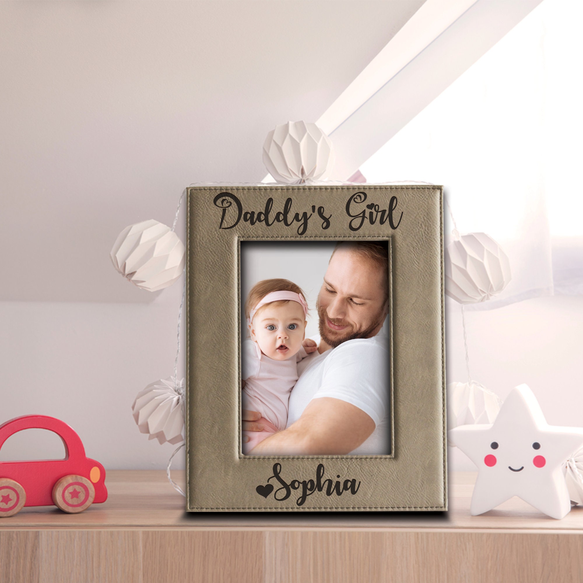 Personalized-daddy's Girl Frame-daddy and Me-gift From - Etsy