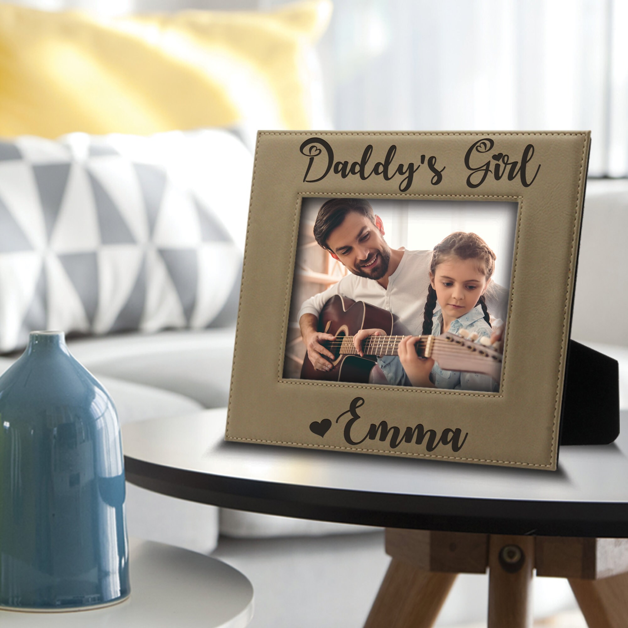 Personalized-daddy's Girl Frame-daddy and Me-gift From - Etsy