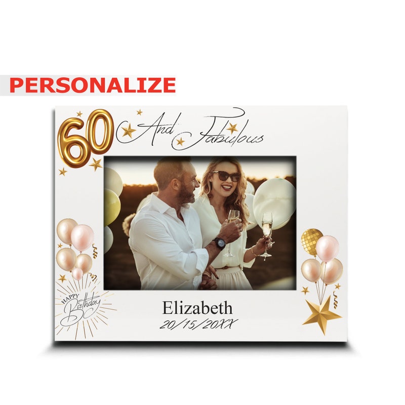60 Birthday Frame for Men - Etsy