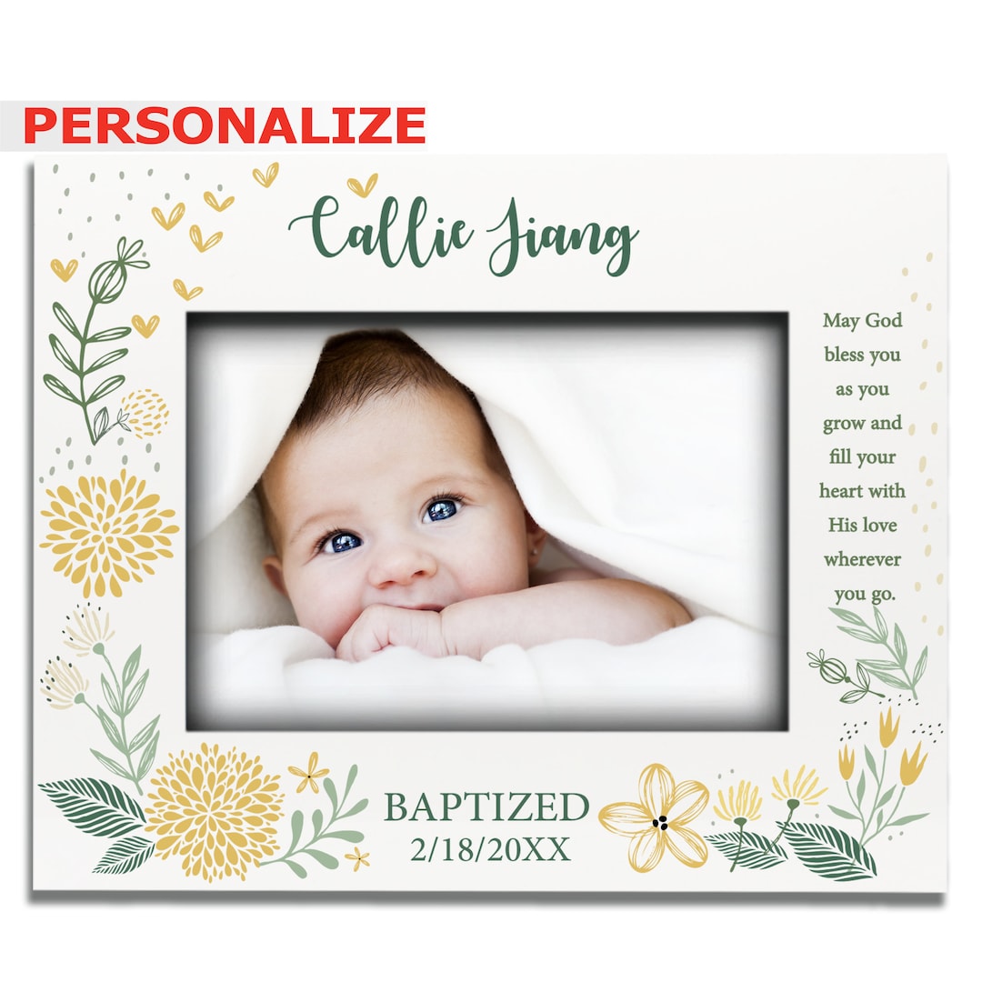 Personalize-baptized, Christened , Dedicated -customizable Baptism ...